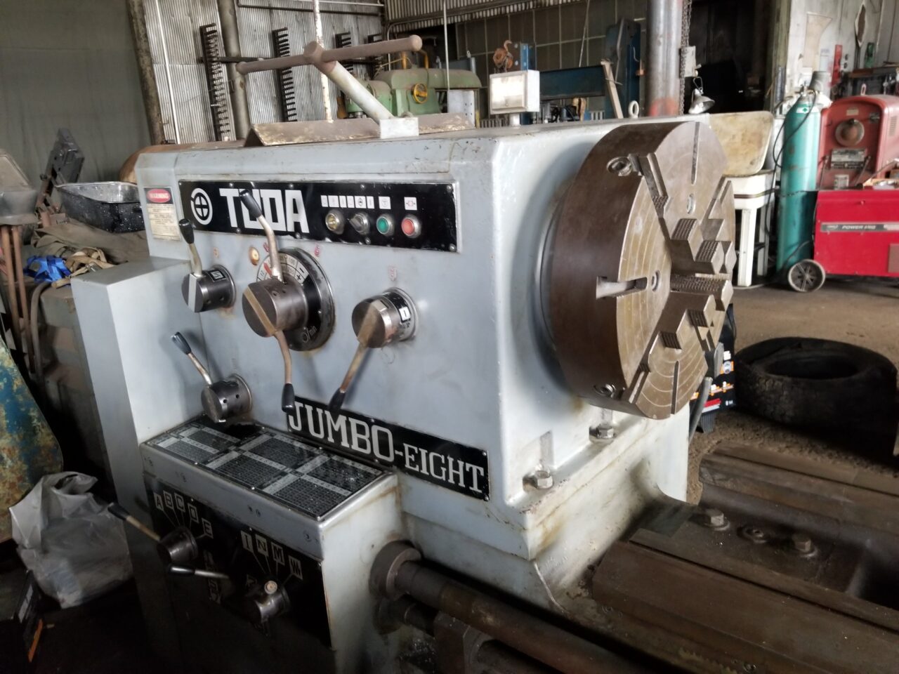 Tuda Jumbo Eight 36" x 120" Engine Lathe - The Equipment Hub