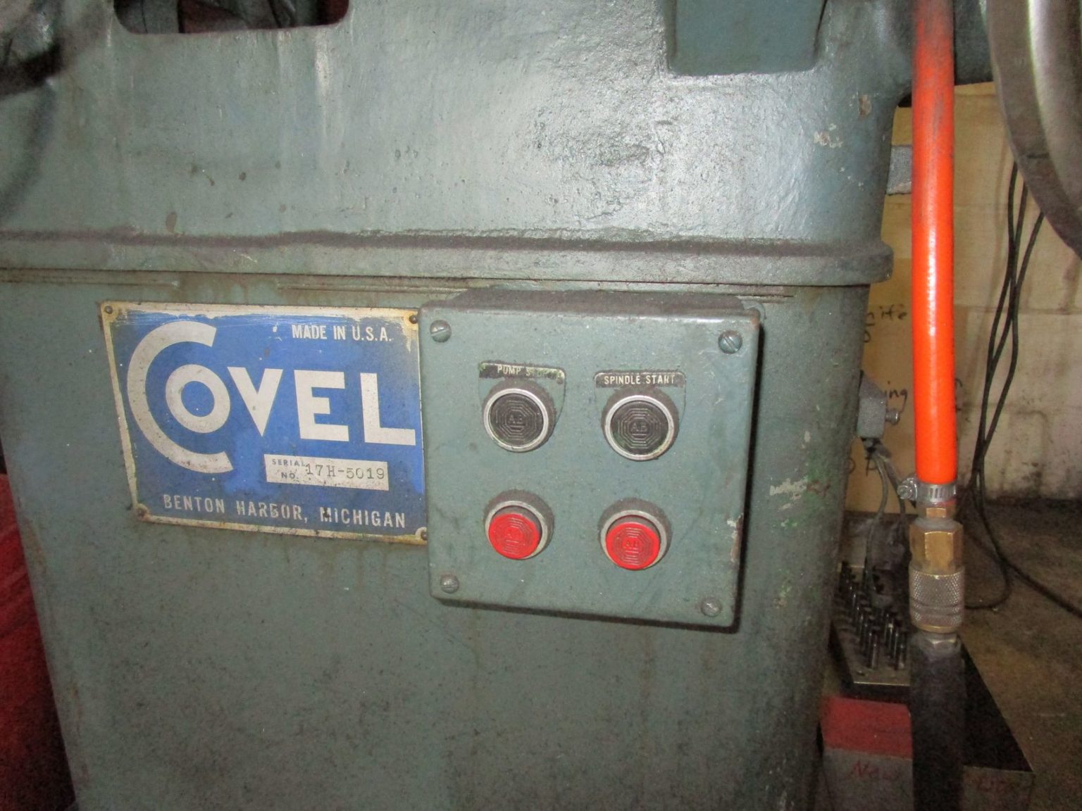 Covel 17H Hydraulic Feed Surface Grinder - The Equipment Hub