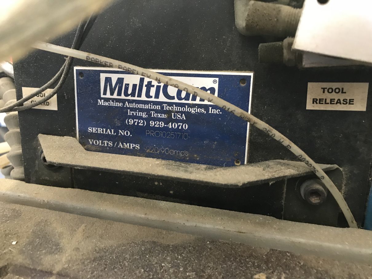 Multicam Pro Series 5' x 10' CNC Router w/ Vacuum Pump - The Equipment Hub