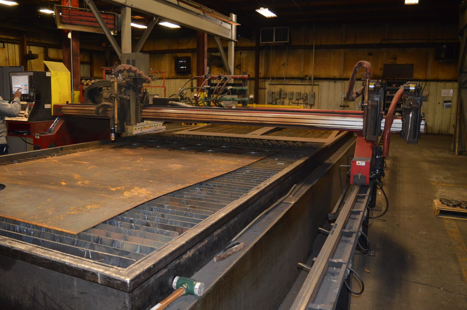 One Plasma Systems 2010-H 10' x 25' CNC Plasma / Burn Table - The ...