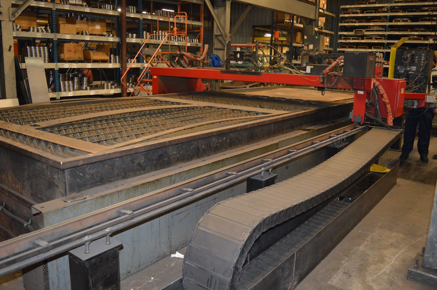 One Plasma Systems 2010-H 10' x 25' CNC Plasma / Burn Table - The ...