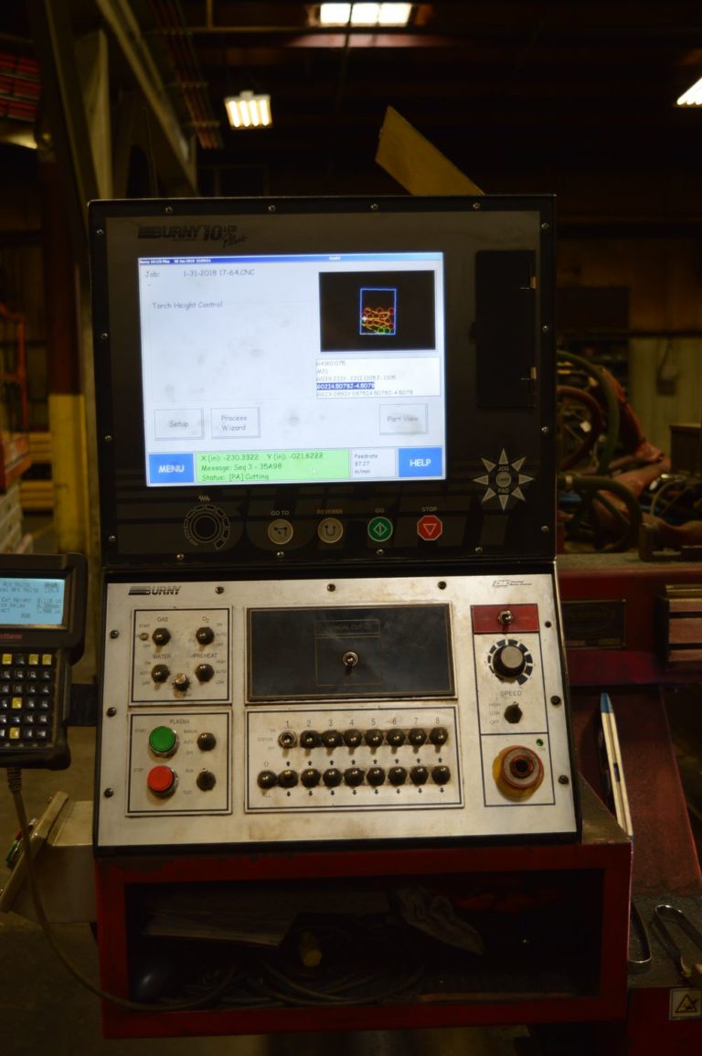 One Plasma Systems 2010-H 10' x 25' CNC Plasma / Burn Table - The ...