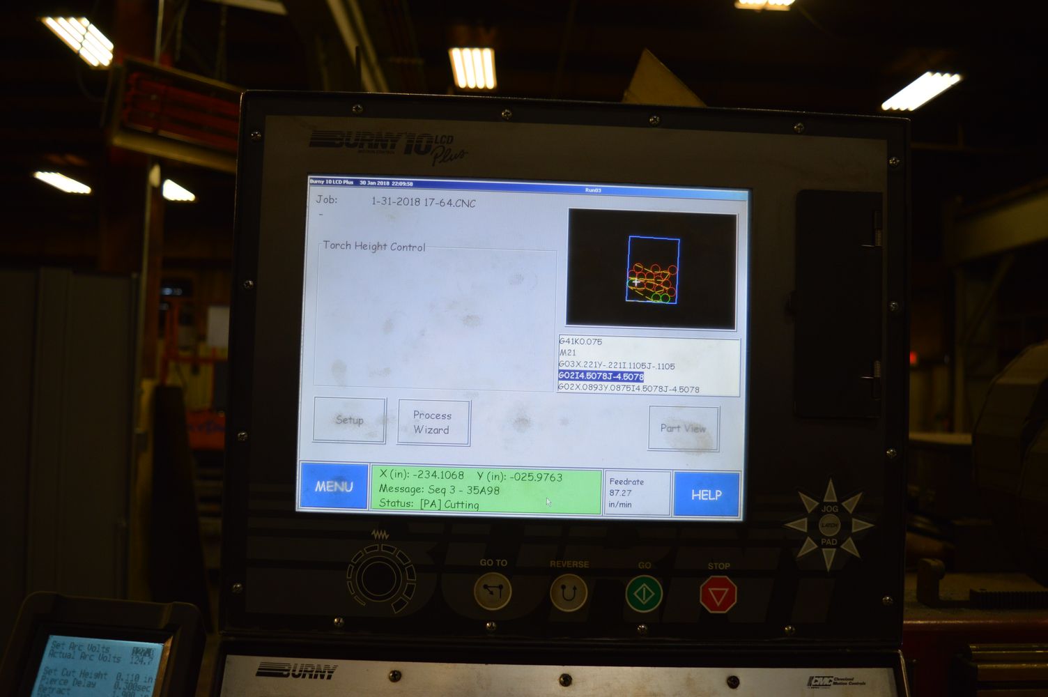 One Plasma Systems 2010-H 10' x 25' CNC Plasma / Burn Table - The ...