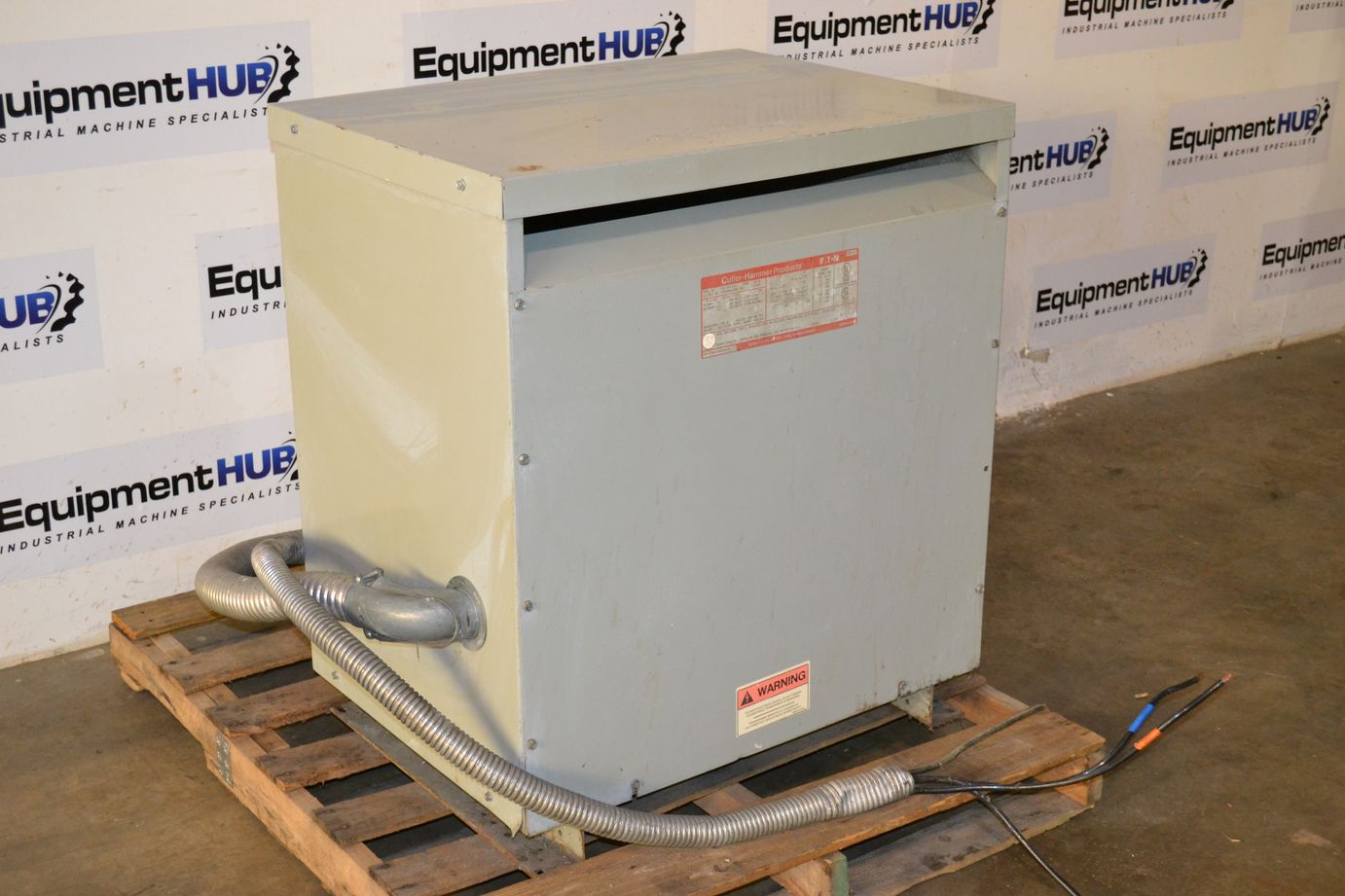 Eaton Cutler-Hammer CX6-753-415 75 KVA 480 Pri, 208/120V Secondary ...