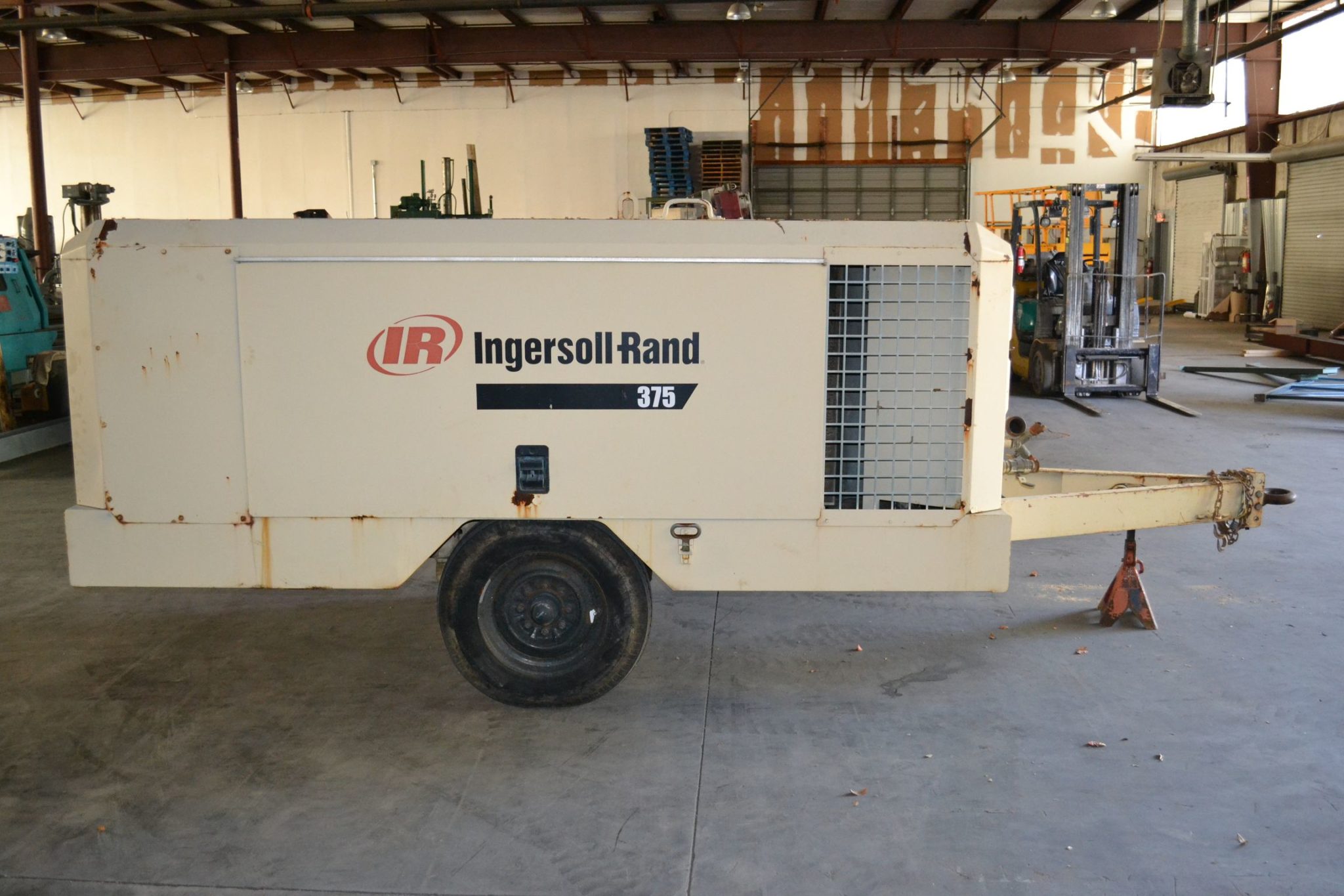 Ingersoll Rand 375-WCU Portable Diesel Cummins Engine Air Compressor ...
