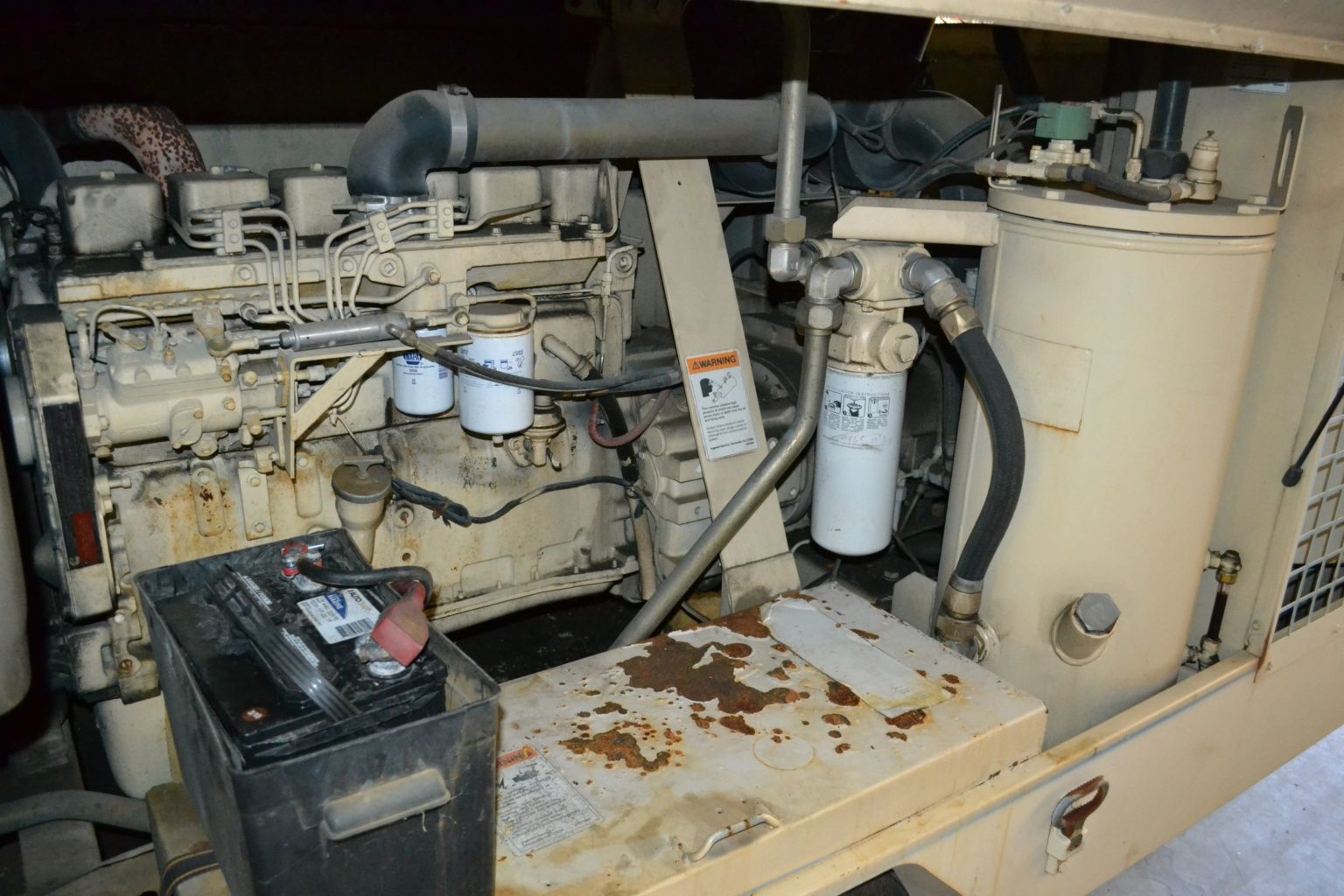 Ingersoll Rand 375-WCU Portable Diesel Cummins Engine Air Compressor ...