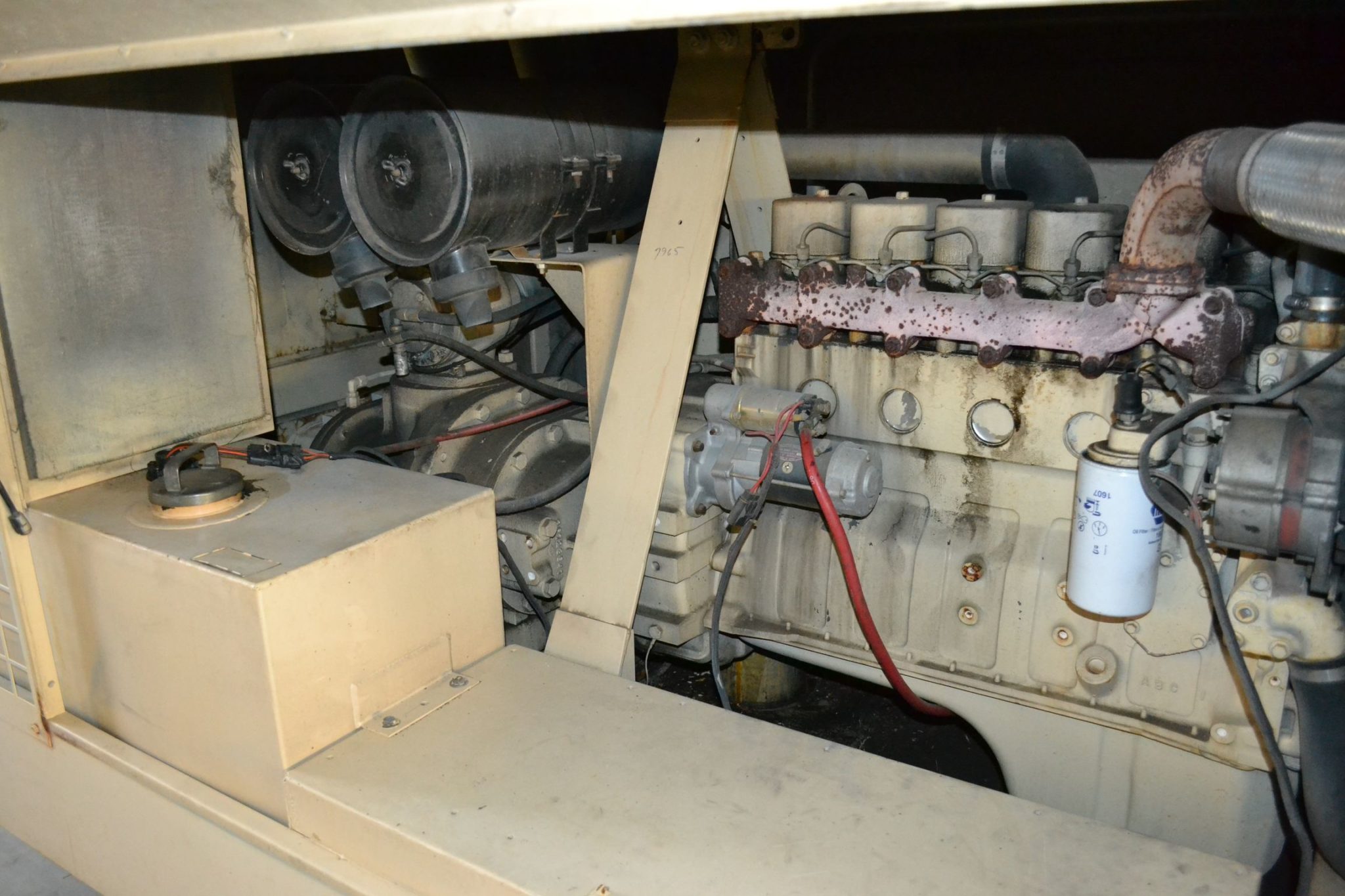Ingersoll Rand 375-WCU Portable Diesel Cummins Engine Air Compressor ...
