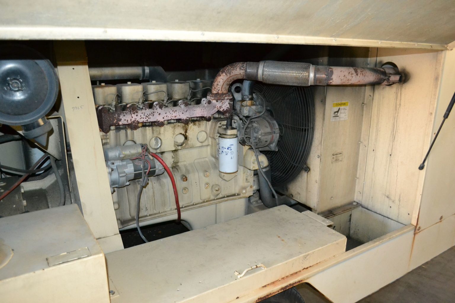 Ingersoll Rand 375-WCU Portable Diesel Cummins Engine Air Compressor ...