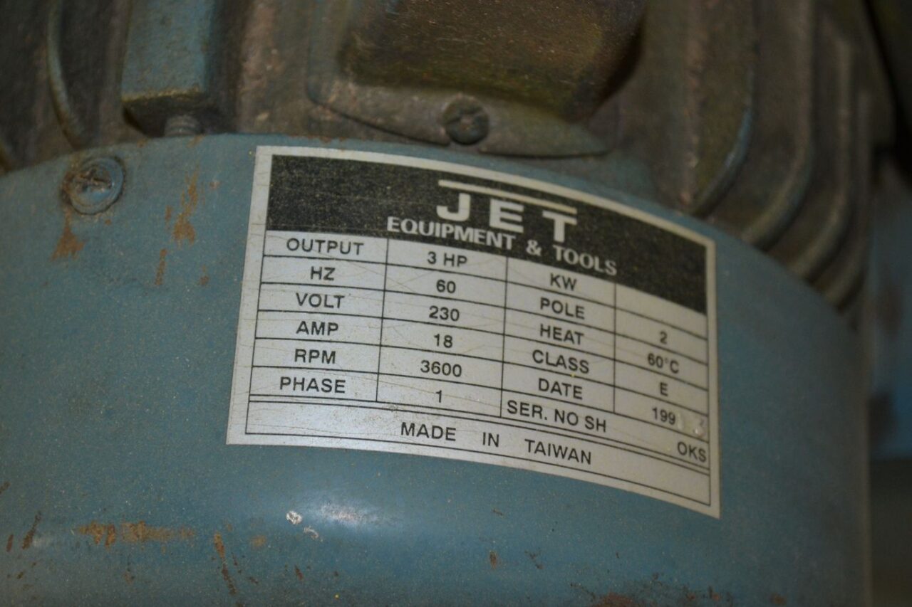 Jet DC-1900 2 Bag 3HP Dust Collector, Single Phase - The Equipment Hub