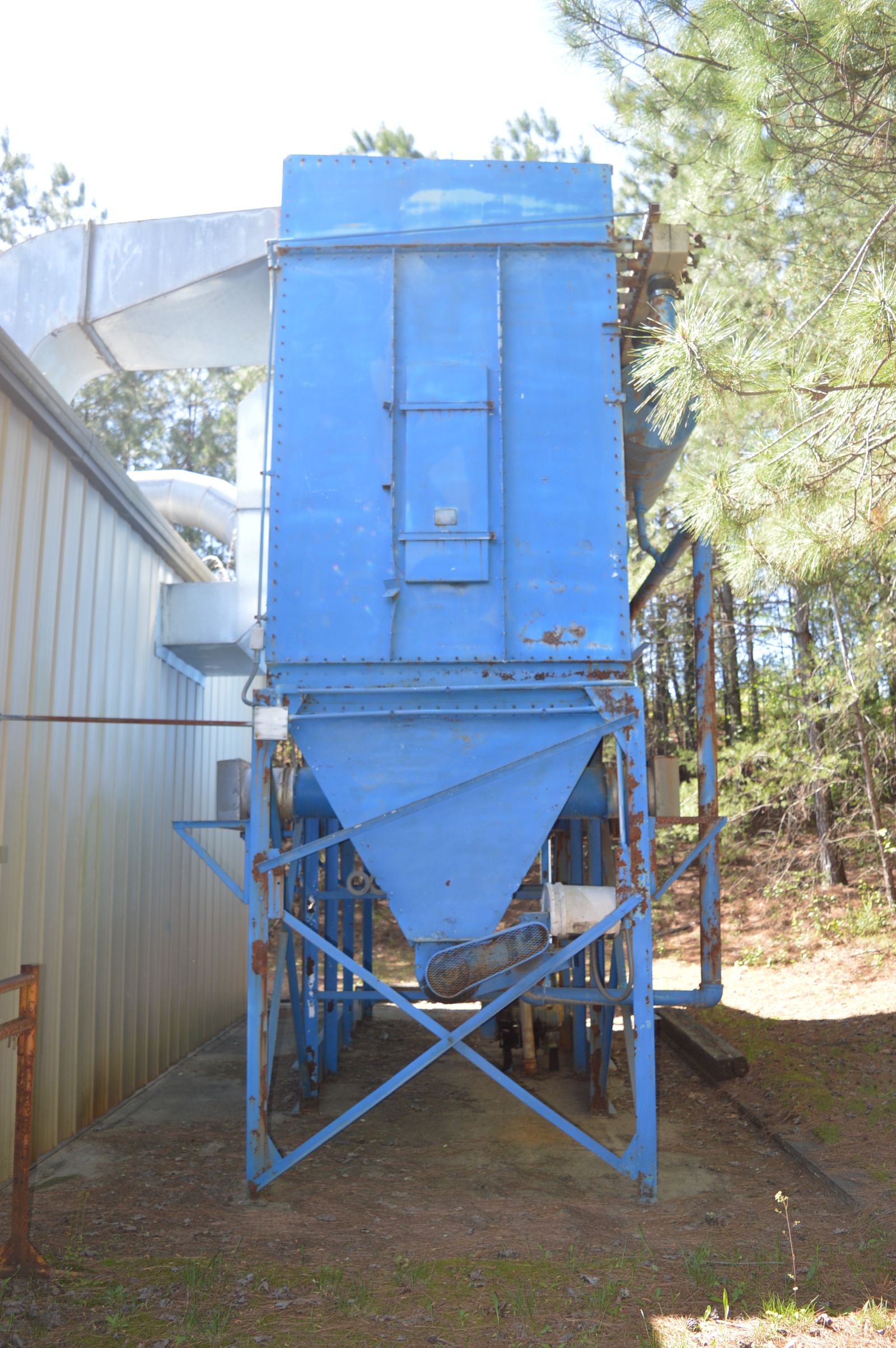 Donaldson Torit 14,000 CFM Cyclone Dust Collector w/ 240 Bag Baghouse ...