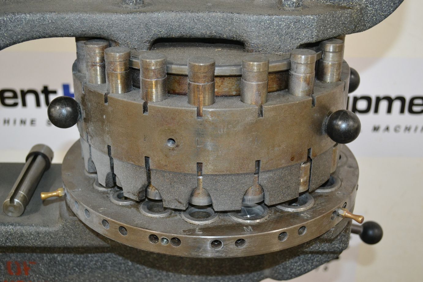 Rotex 18-A 18" Throat Hand Operated Turret Punch Press w/ Casters - The ...