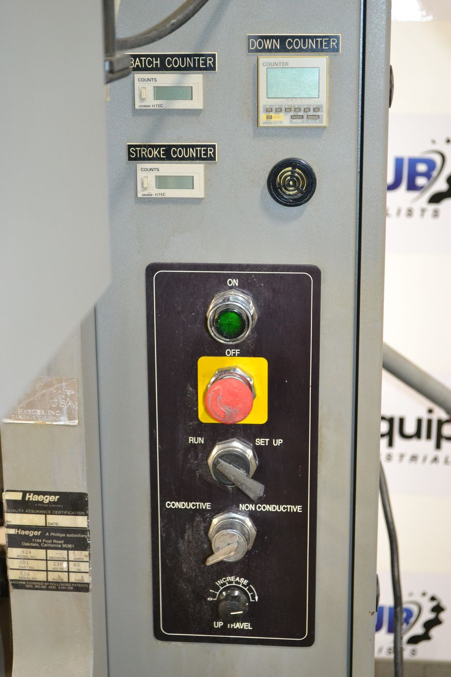 Haeger 824 8 Ton Hydraulic Hardware Inserting Press w/ 10,000's Extra ...