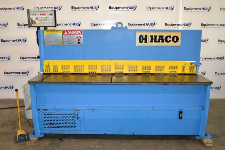 Haco Atlantic SST 6' x 10 Ga. Hydraulic Shear w/ Programmable Backgauge ...