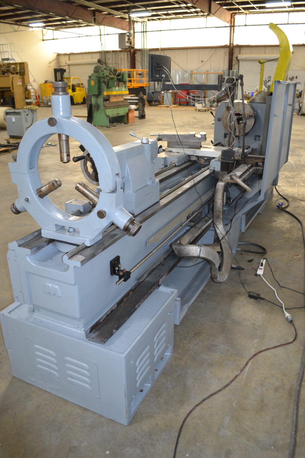 Sharp 24120K 24" x 120" Heavy Duty Precision Lathe w/ Newall DP700 DRO ...