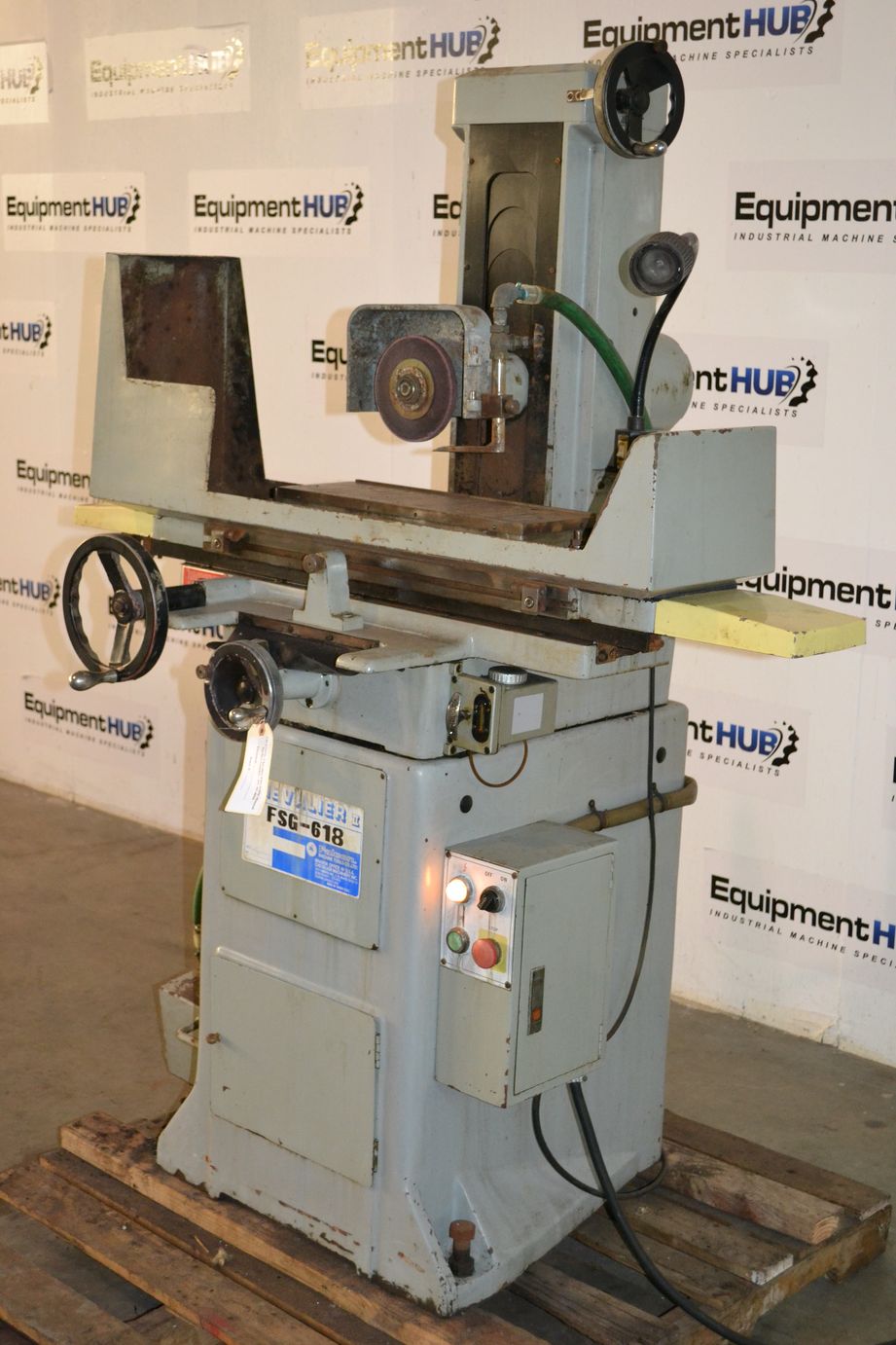 Chevalier FSG-618M 6" x 18" Manual Surface Grinder w/ Coolant System ...