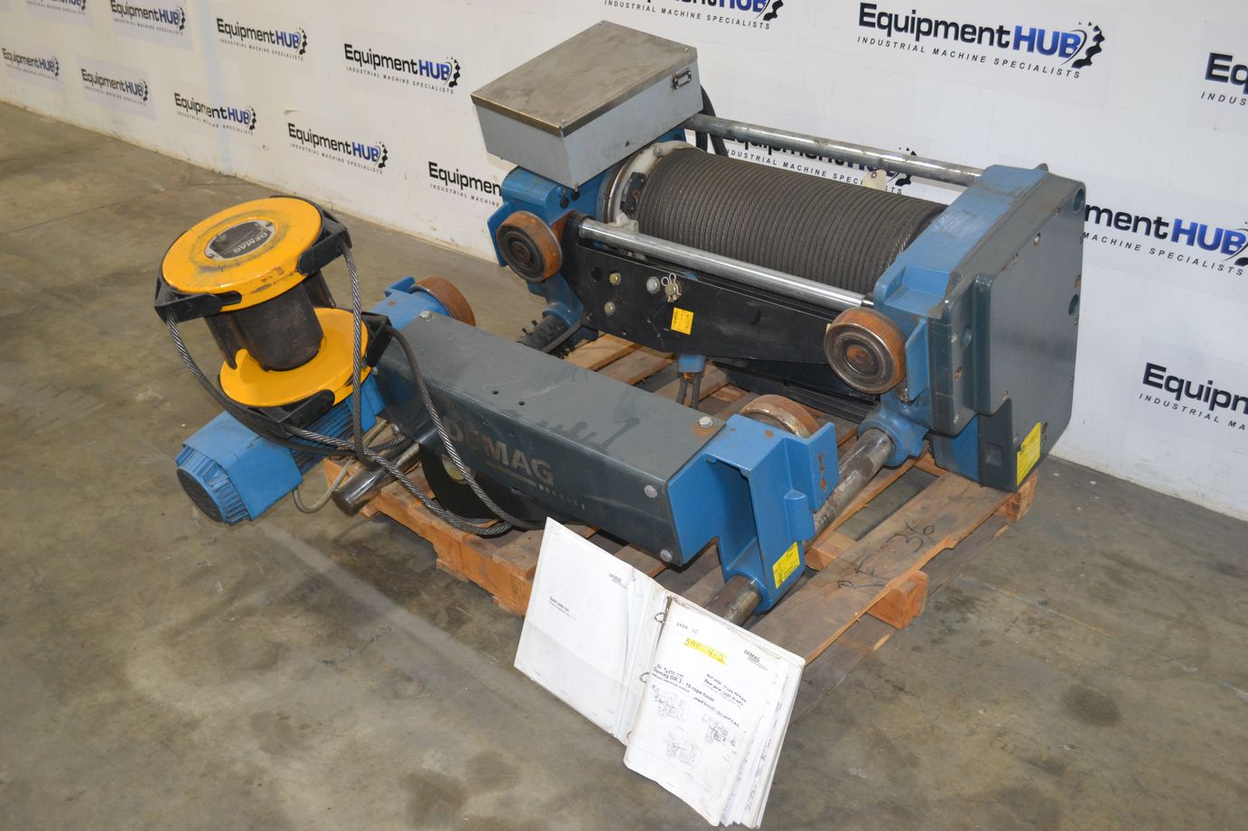 Demag 1AM EKDR 10 10 Ton Electric Overhead Crane / Hoist & Power ...