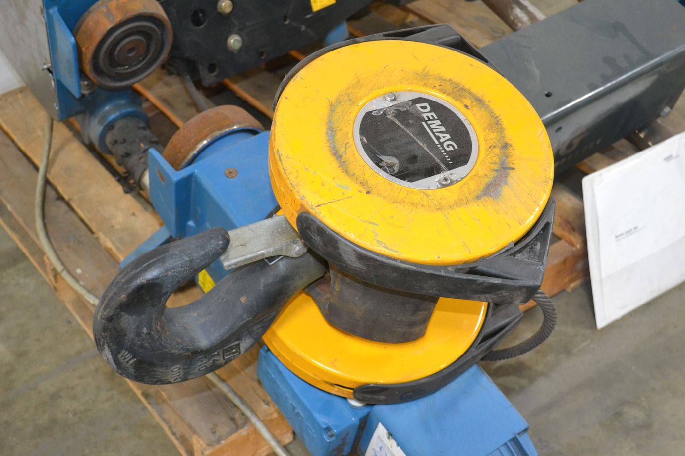 Demag 1AM EKDR 10 10 Ton Electric Overhead Crane / Hoist & Power ...