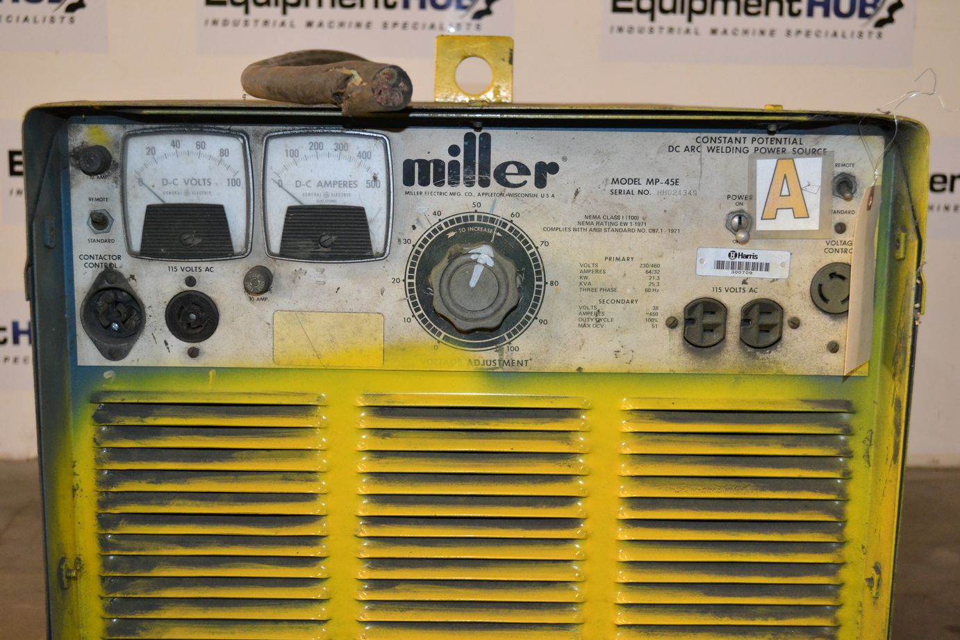 Miller MP-45E 450 Amp DC Arc Welding Power Source - The Equipment Hub