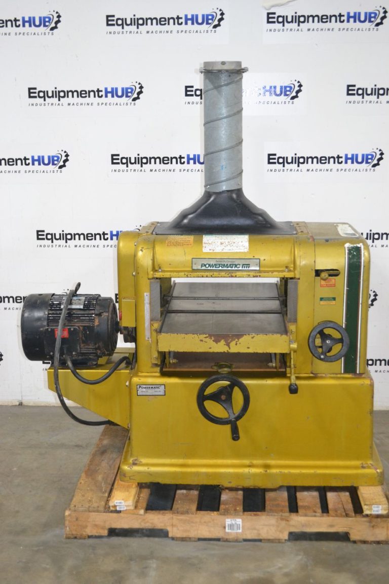 Powermatic 180 18" Straight Knife Planer, 7.5 HP - The Equipment Hub