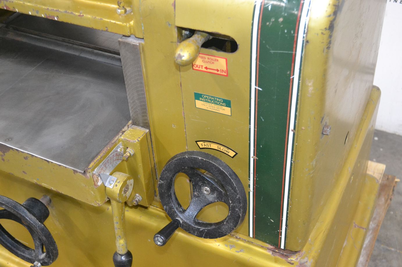 Powermatic 180 18" Straight Knife Planer, 7.5 HP - The Equipment Hub