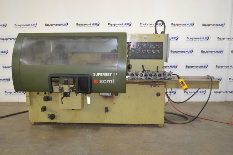 SCMI Superset 23 5-Head Feed Through Moulder - The Equipment Hub