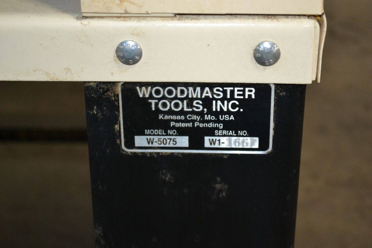 Woodmaster W-5075 50" Drum Sander - The Equipment Hub