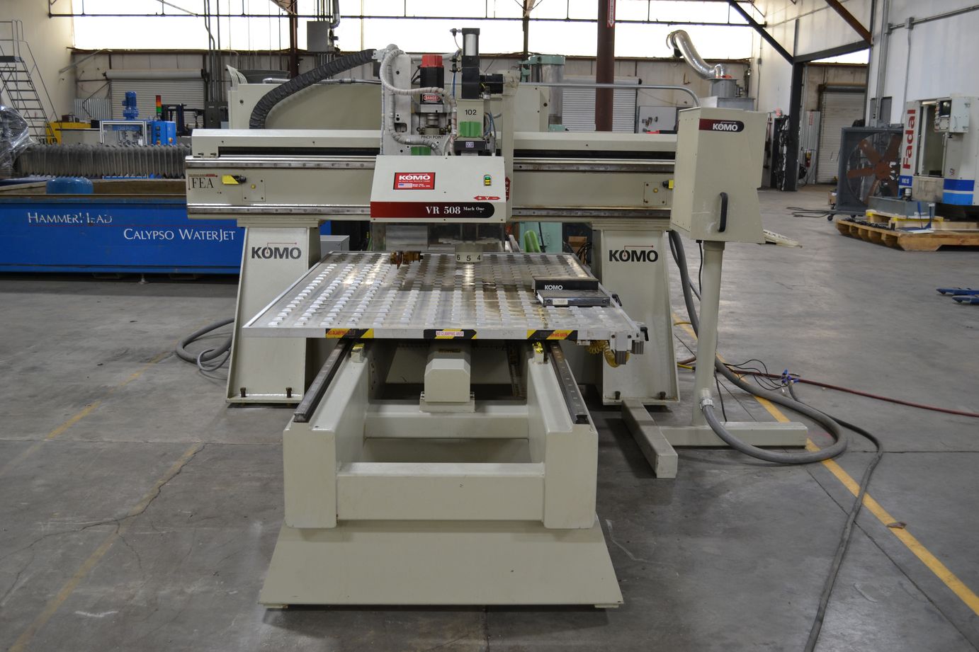 Komo VR 508 Mach One 5' x 8' CNC Router w/ ATC & Boring, Low Hours ...