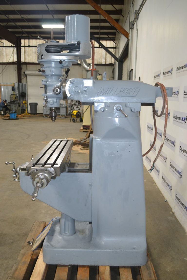 Millport 2 9" x 42" Vertical Turret Milling Machine, Bridgeport Style ...