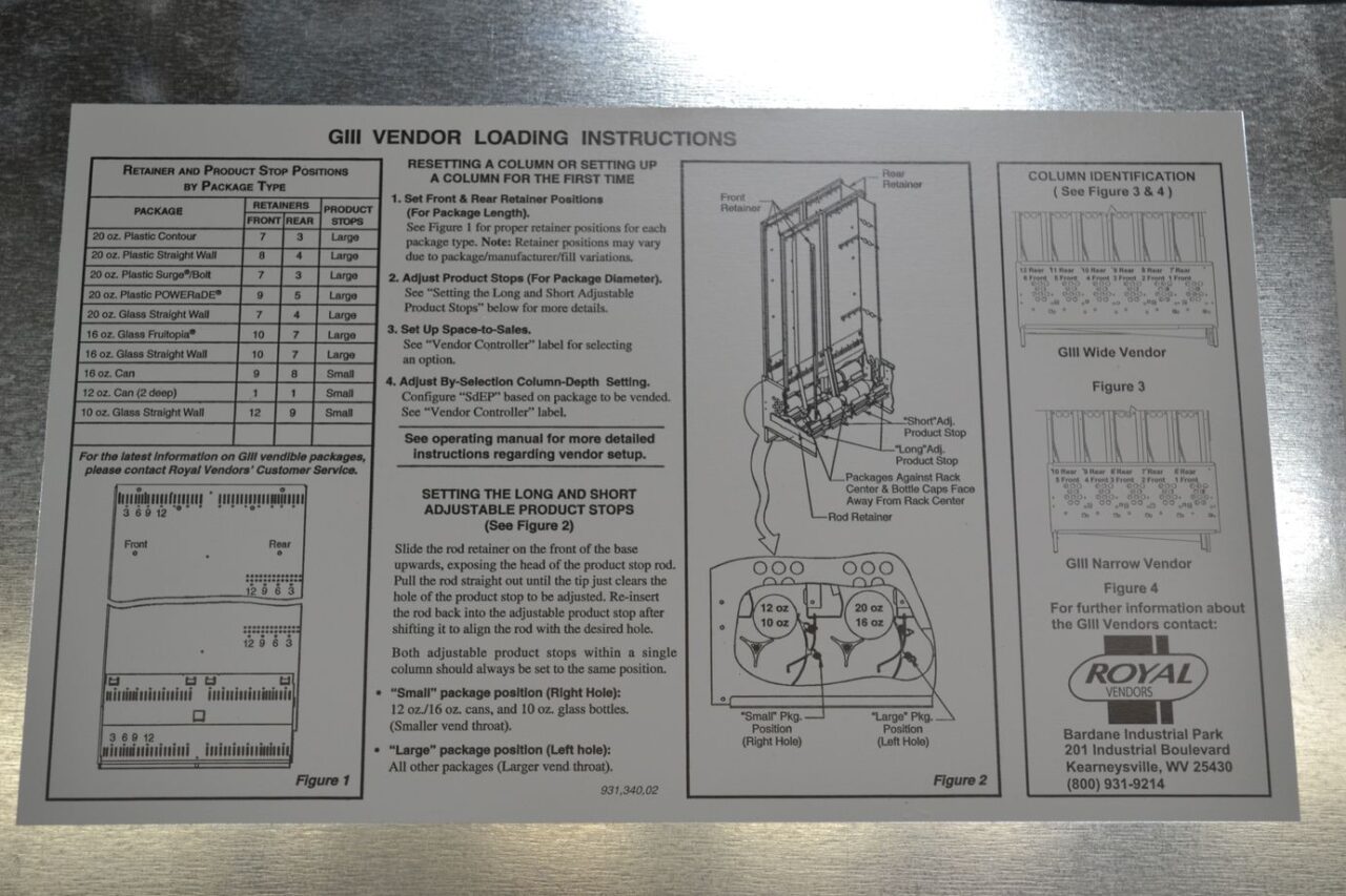 Royal Vendors RVCC-660-9 Coca-Cola Vending Machine - The Equipment Hub