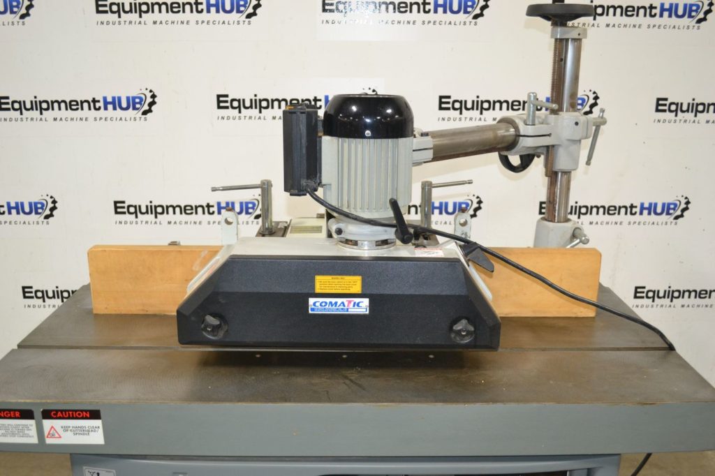 SAC TS120 Heavy Duty 9HP Shaper w/ Comatic AF/48 Power Stock Feeder ...