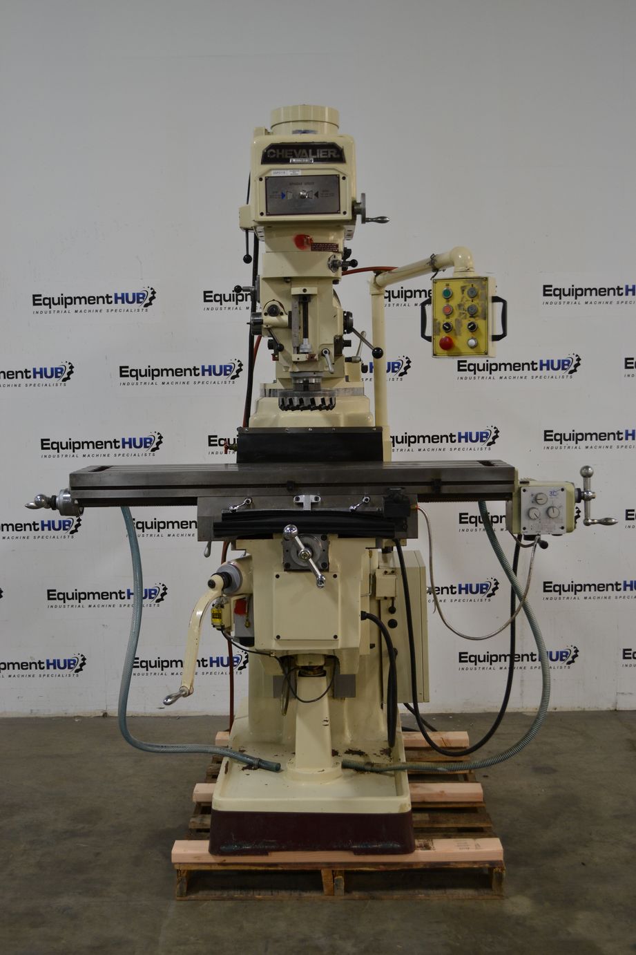 Chevalier FM-5VKH 11" x 52" Heavy Duty 5HP Vertical Turret Milling ...