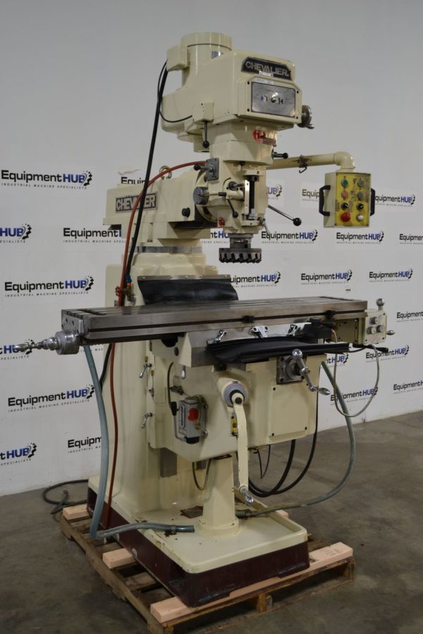 Chevalier FM-5VKH 11" x 52" Heavy Duty 5HP Vertical Turret Milling ...