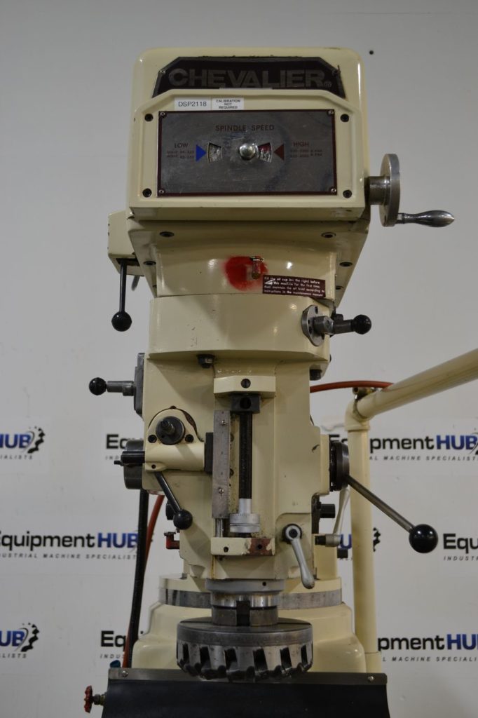 Chevalier FM-5VKH 11" x 52" Heavy Duty 5HP Vertical Turret Milling ...