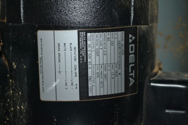 Delta 43-375 Two-Speed Heavy Duty Wood Shaper - The Equipment Hub