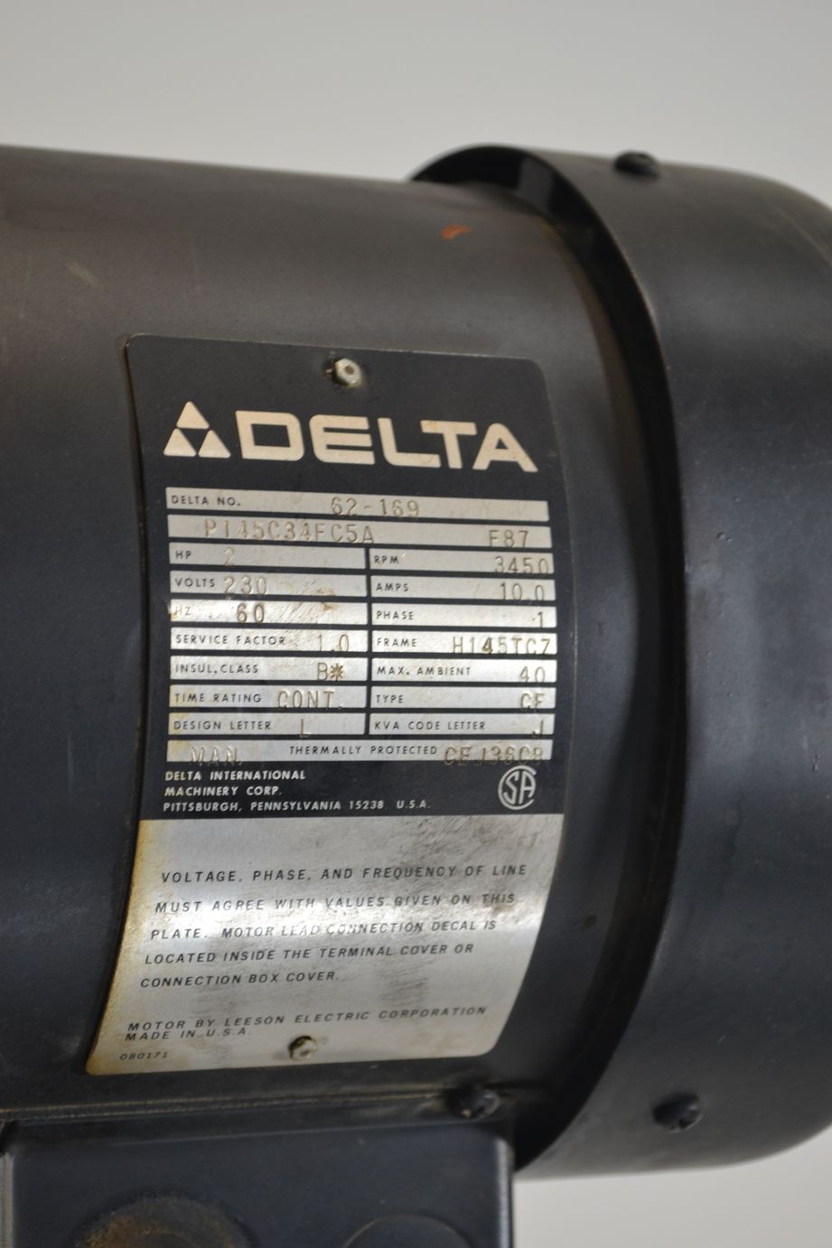 Delta RU-50 Over Arm Head Pin Router, 2HP - The Equipment Hub