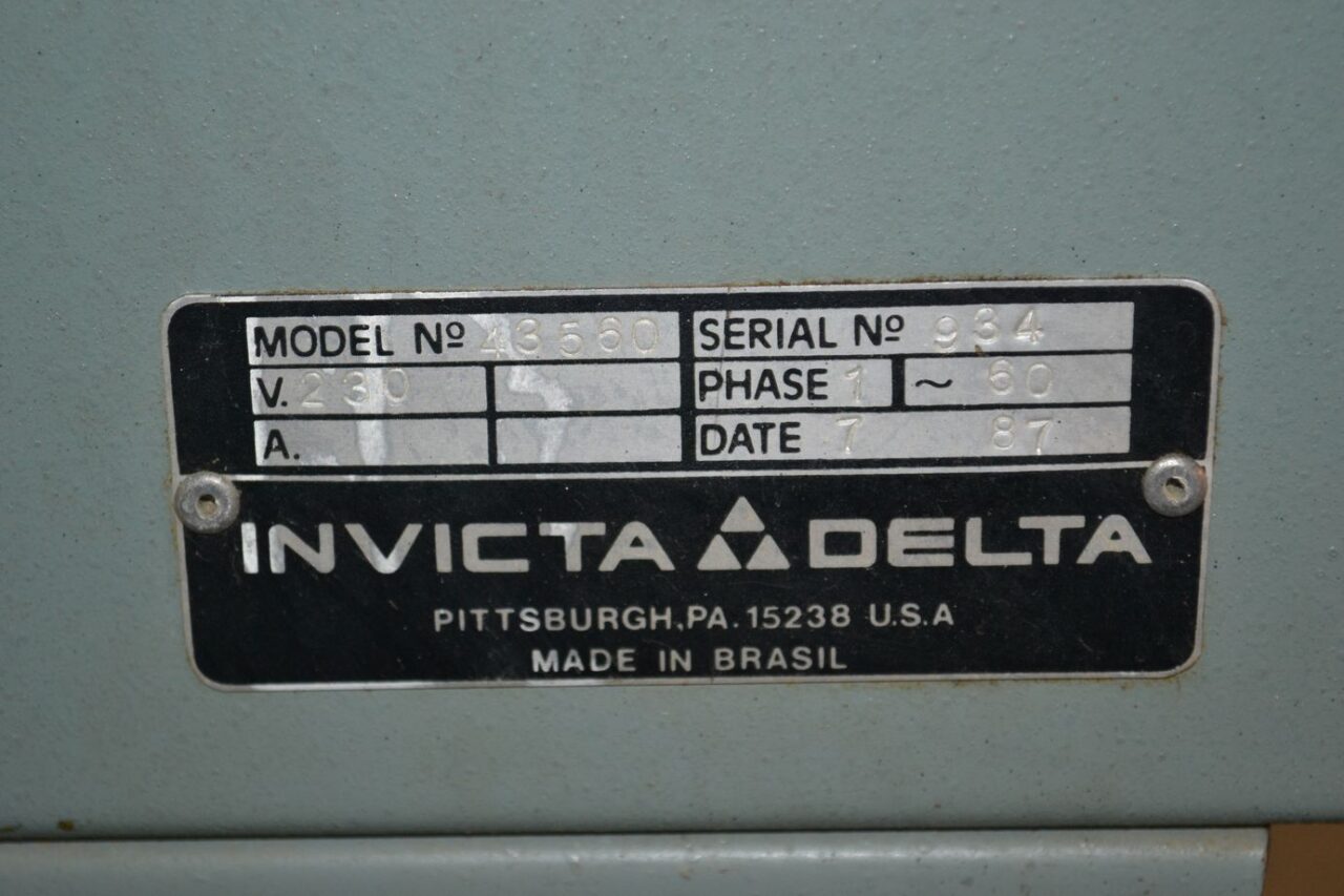 Delta RU-50 Over Arm Head Pin Router, 2HP - The Equipment Hub