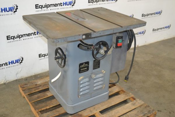 Delta 34-802 10" Tilting Arbor Unisaw, Table Saw, 1PH - The Equipment Hub