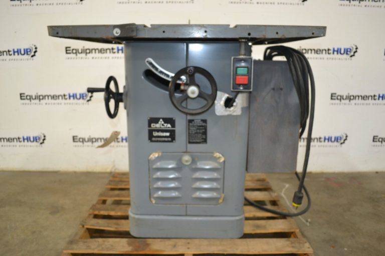 Delta 34-802 10" Tilting Arbor Unisaw, Table Saw, 1PH - The Equipment Hub