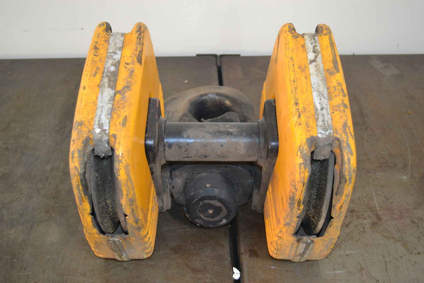 Demag 10 Ton 2 Sheave Cable Pulley Block Crane Hook - The Equipment Hub