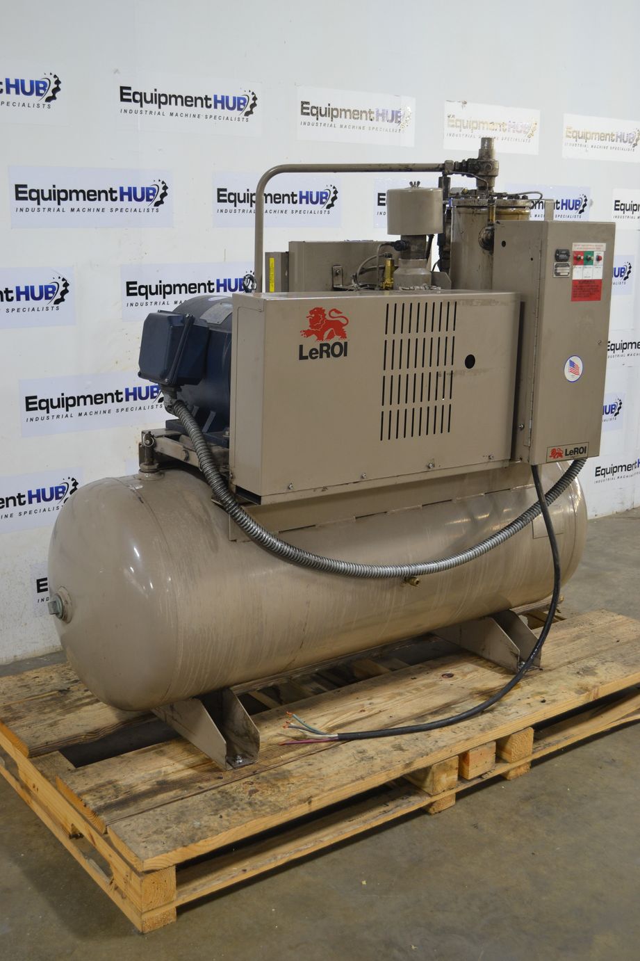 Leroi CUB BASIC 25 HP Rotary Screw Air Compressor w/ Holding Tank - The ...