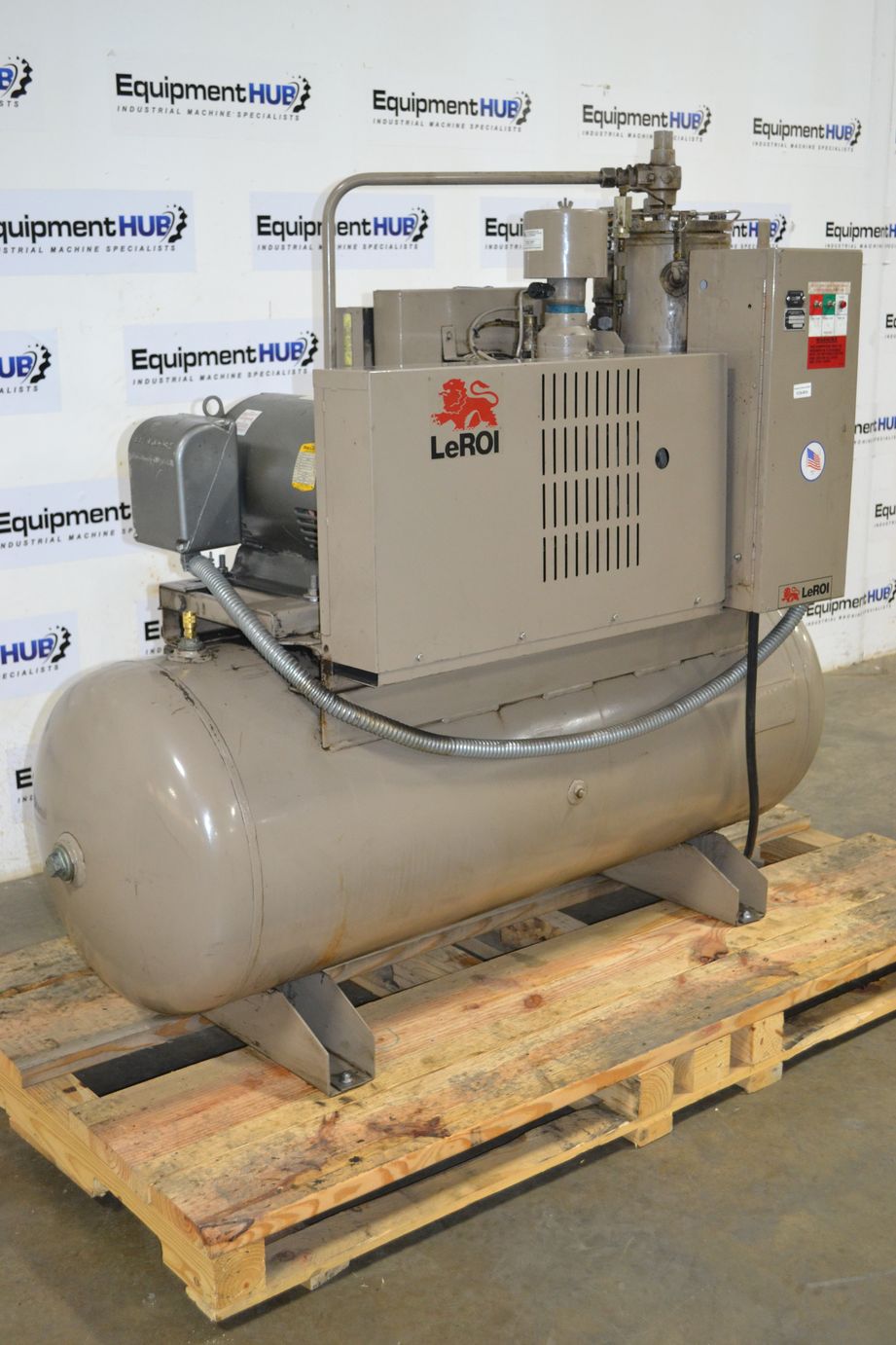 Leroi CUB BASIC 25 HP Rotary Screw Air Compressor w/ Holding Tank - The ...