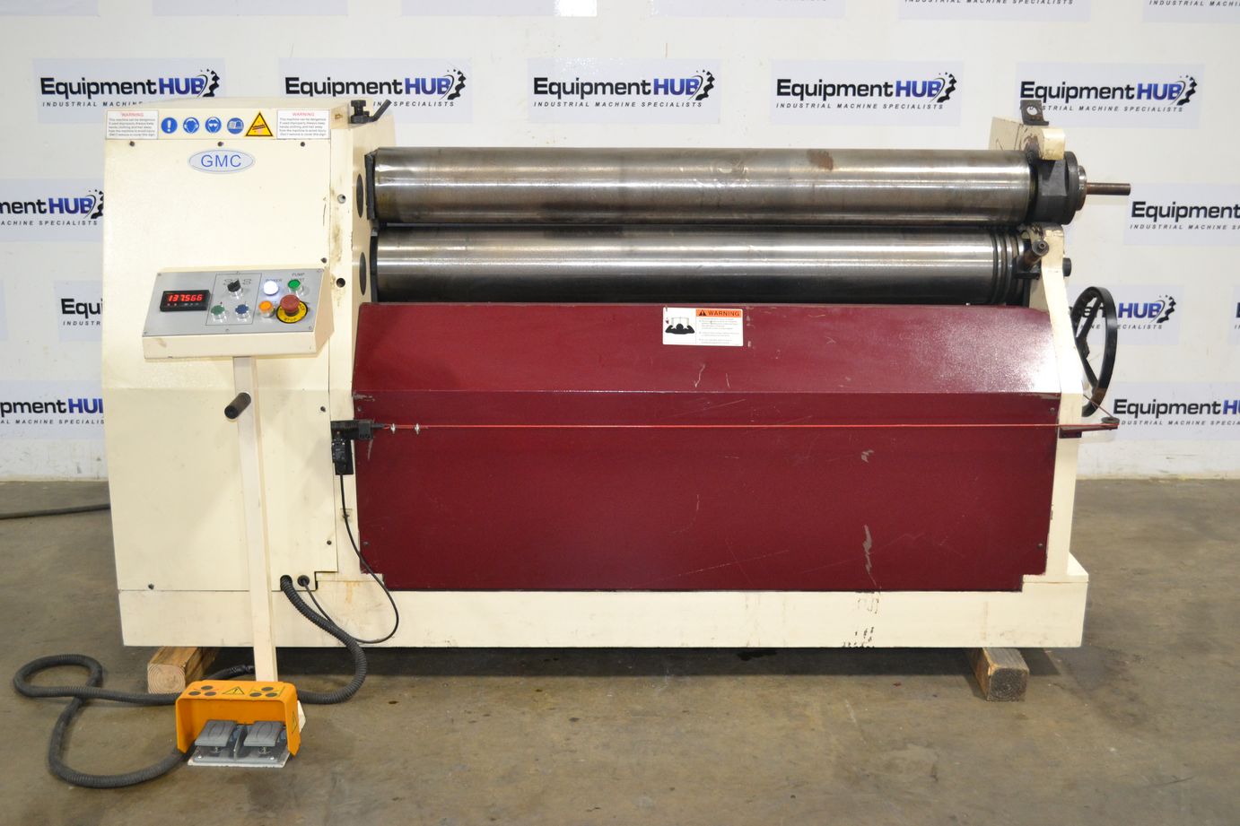 GMC HBR-0525 5' x 1/4" Hydraulic Plate Bending Roll Machine - The ...