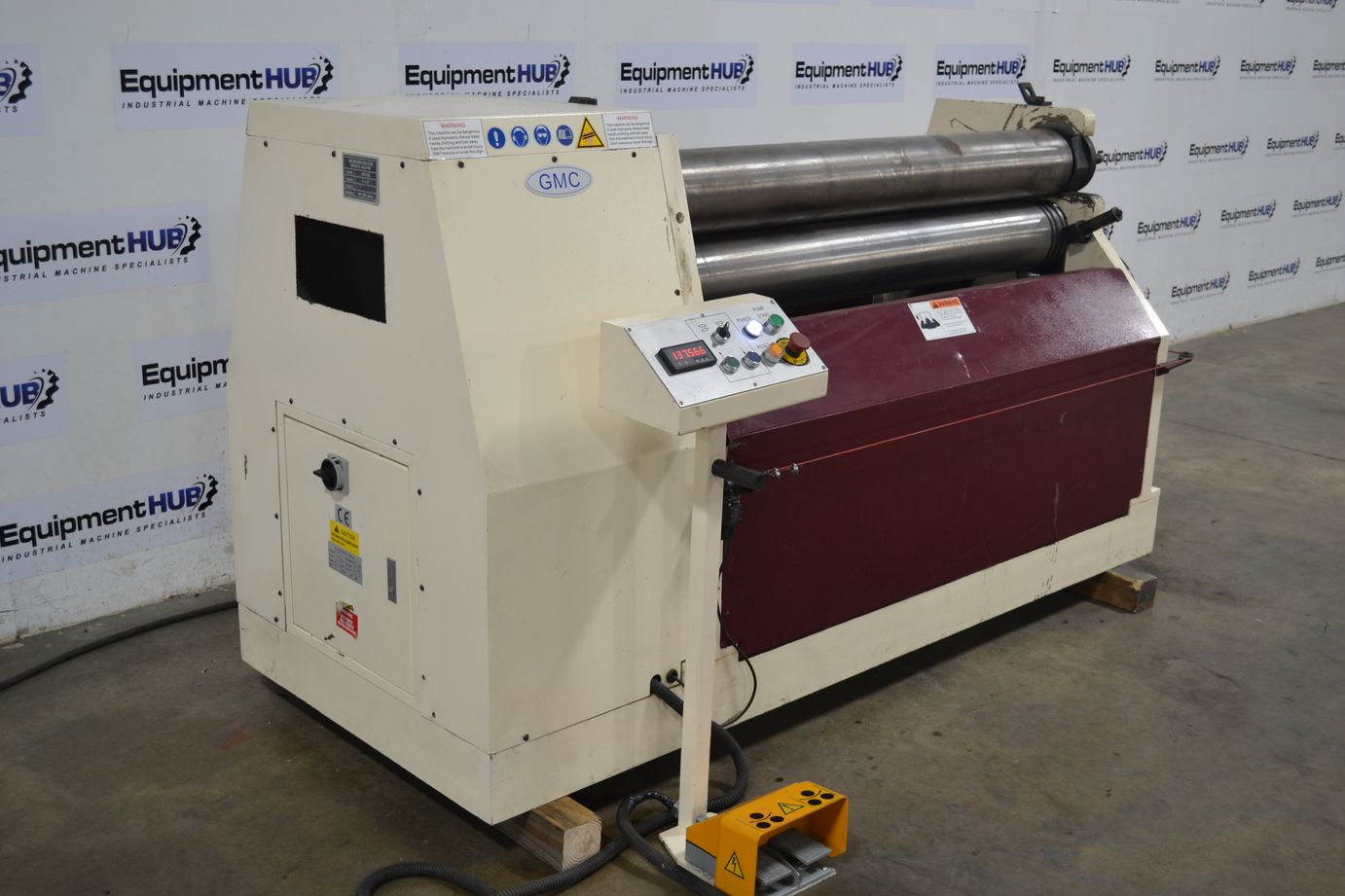 GMC HBR-0525 5' x 1/4" Hydraulic Plate Bending Roll Machine - The ...