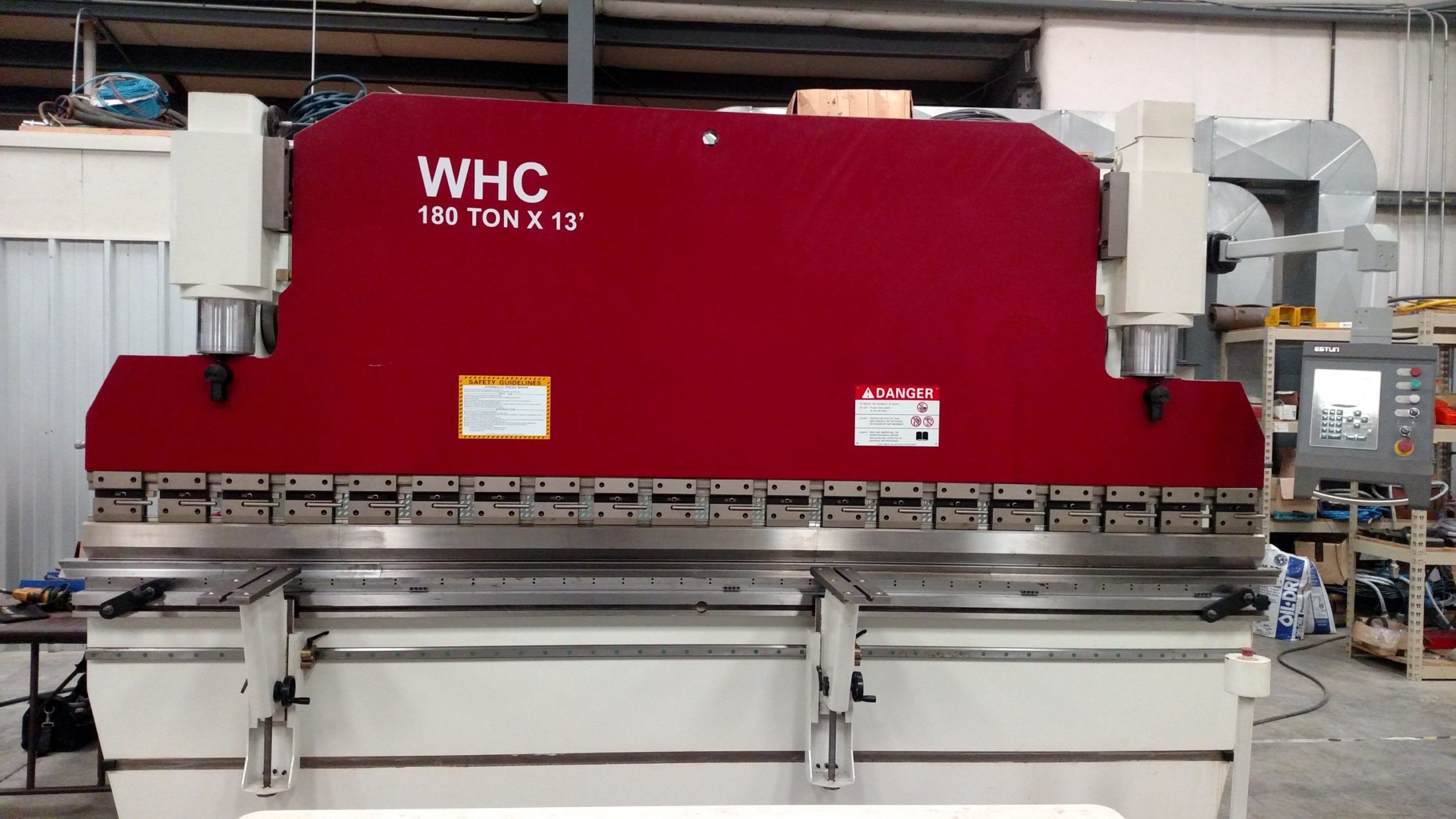 WHC WC67Y 13′ x 180 Ton Hydraulic Press Brake - The Equipment Hub