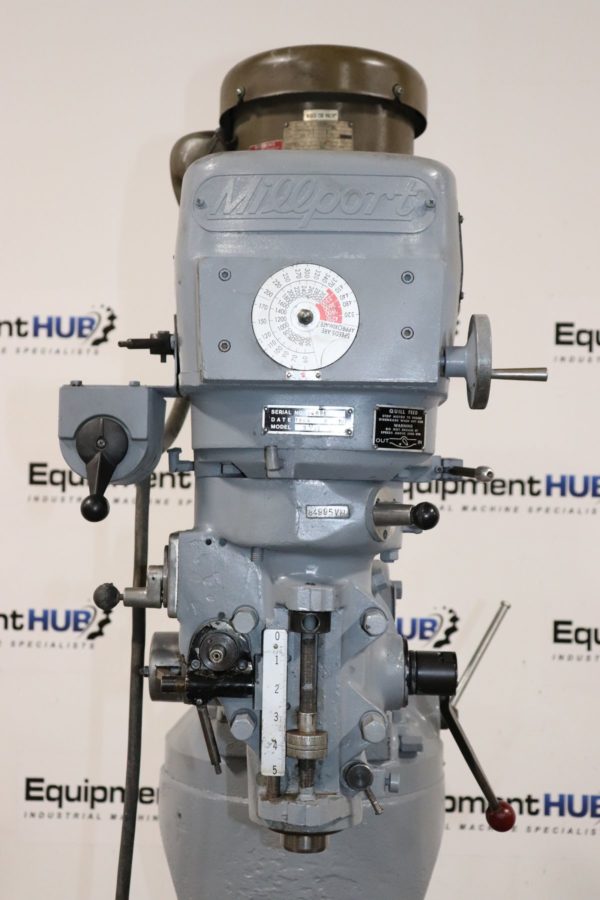 Millport 3VH 2HP Variable Speed Milling Machine w/ Servo 140 Power Feed ...