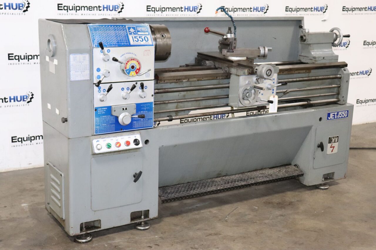 Jet 1550 15" x 50" Geared Head Engine Lathe - The Equipment Hub