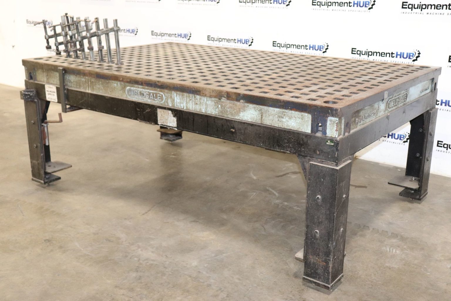 Weldsale 5' x 10' Platen Welding Table w/ Heavy Duty Steel Stand - The ...