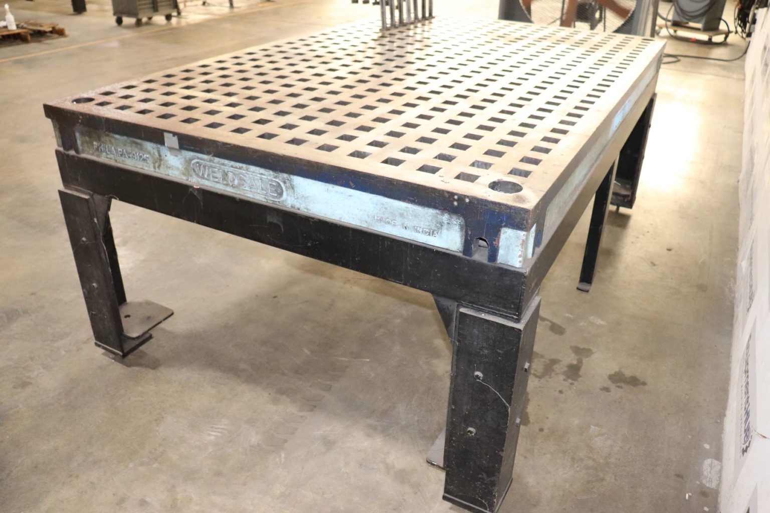 Weldsale 5' x 10' Platen Welding Table w/ Heavy Duty Steel Stand - The ...