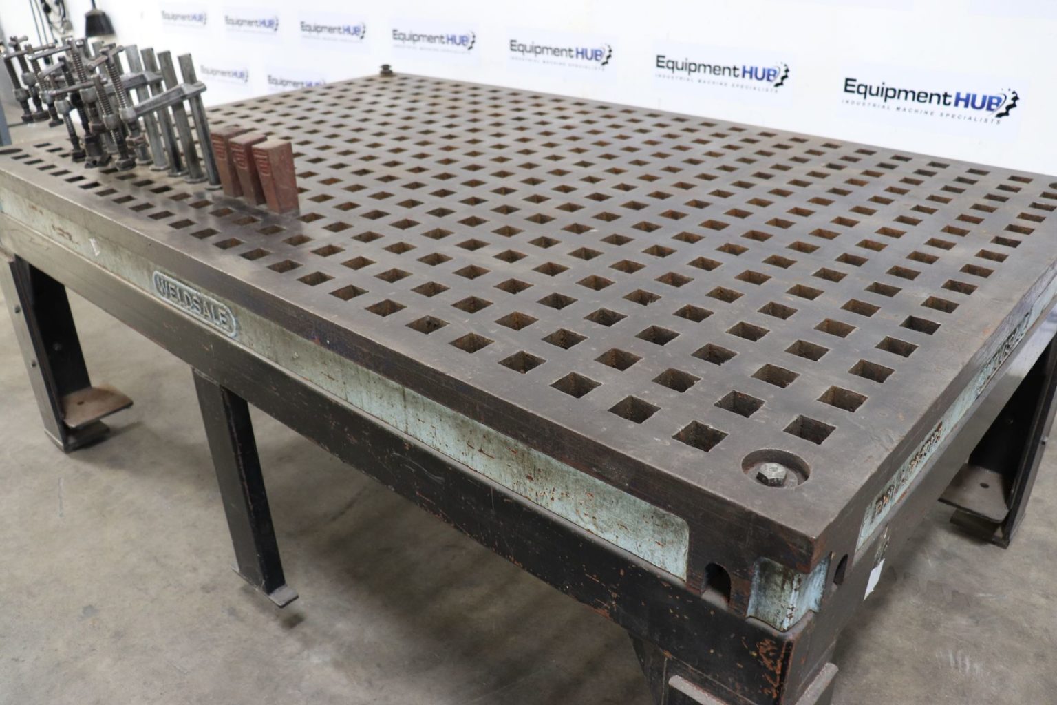 Weldsale 5' x 10' Platen Welding Table w/ Heavy Duty Steel Stand - The ...