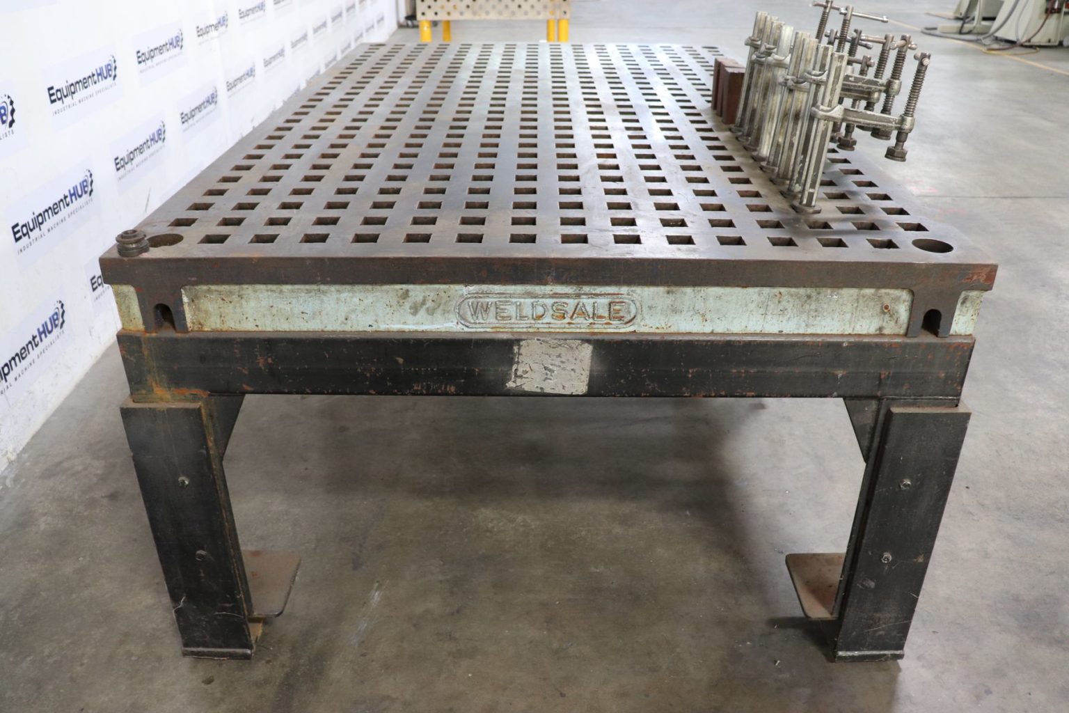 Weldsale 5' x 10' Platen Welding Table w/ Heavy Duty Steel Stand - The ...